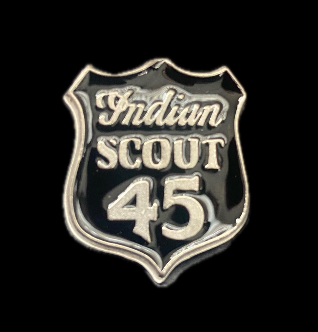 Indian Scout Motorcycle Lapel Pin - Solid Pewter - Etsy