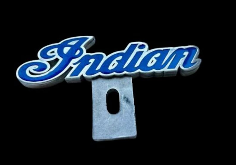 Indian Motorcycle Logo License Plate Topper With Color Fill - Etsy