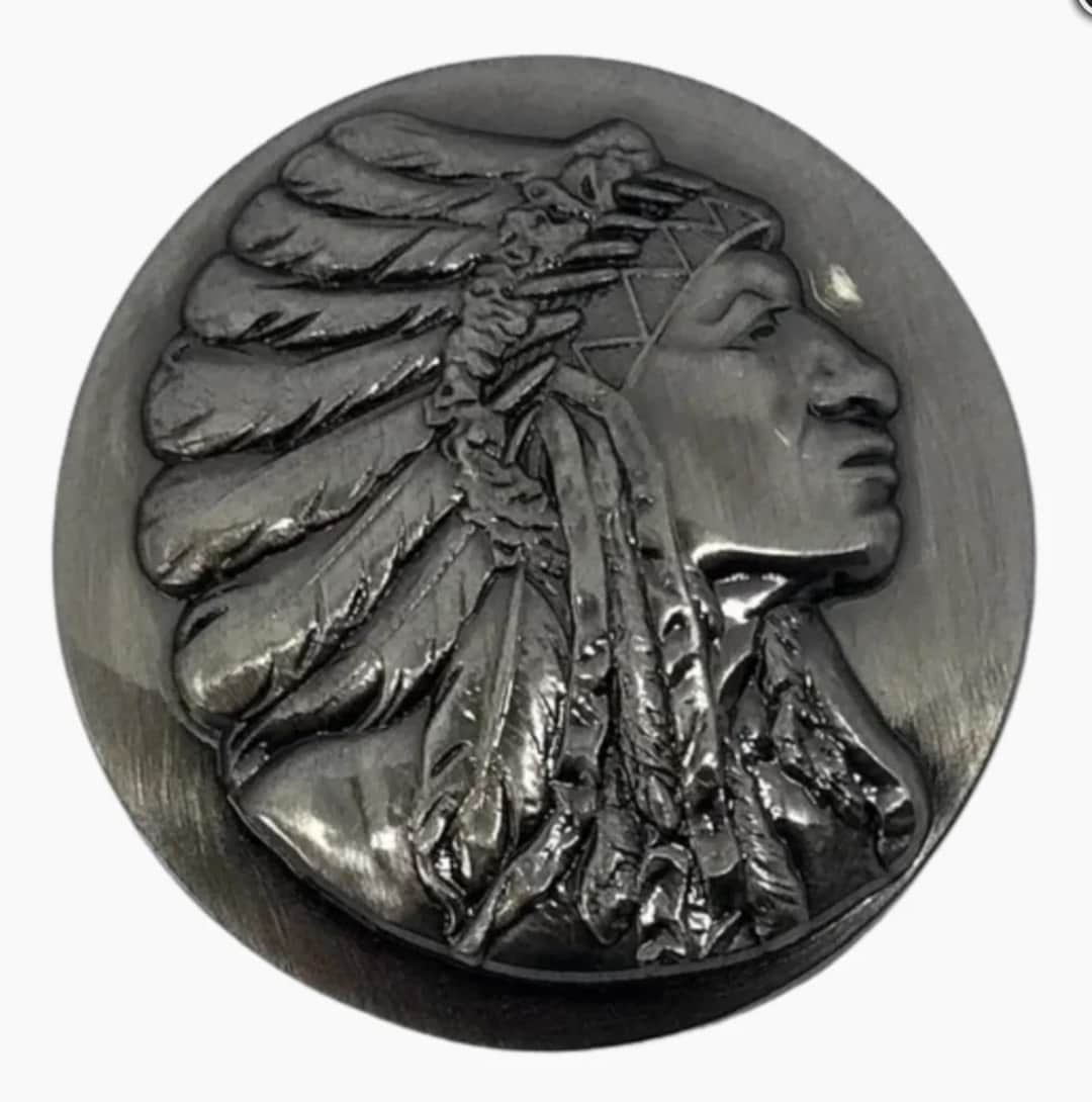Geronimo Indian Motorcycle Concho - Etsy