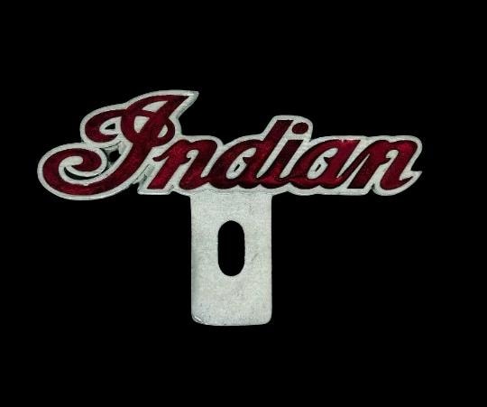 Indian Motorcycle Logo License Plate Topper With Color Fill - Etsy