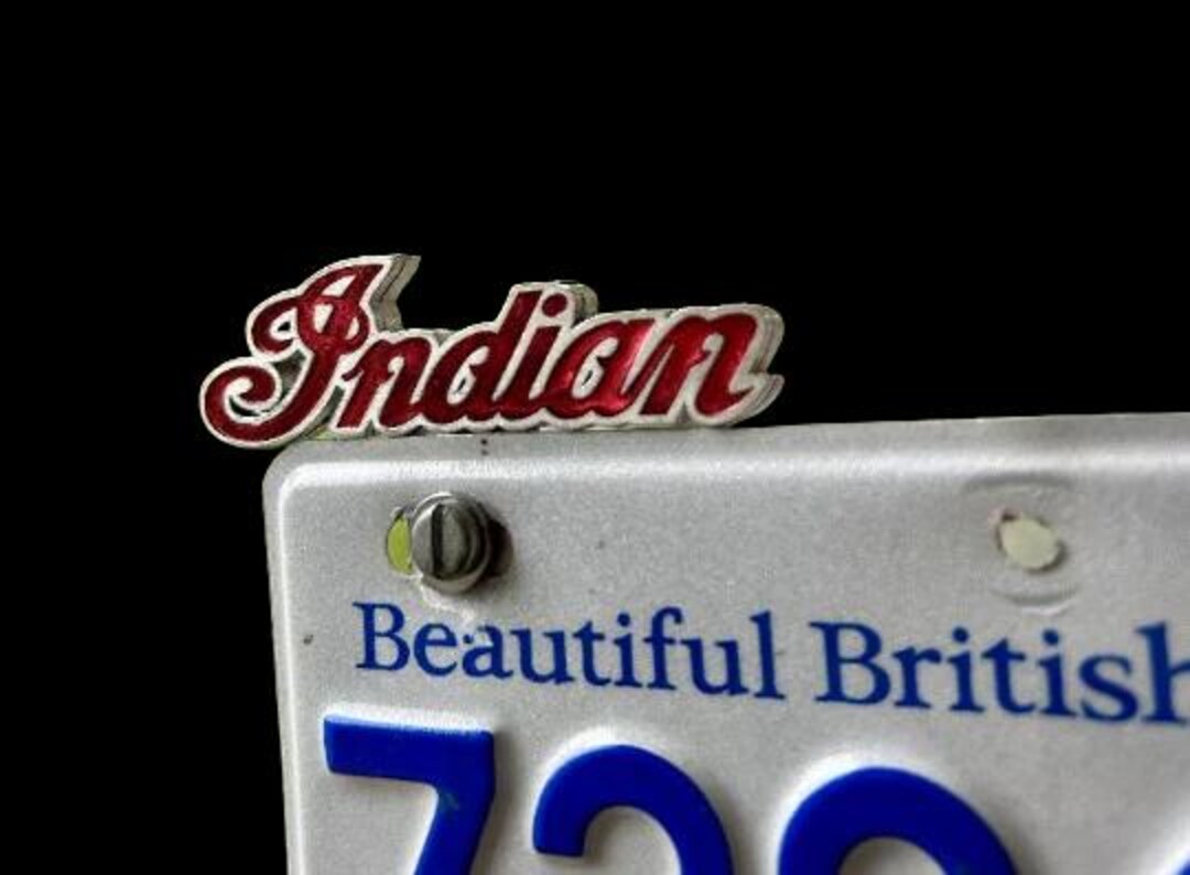 Indian Motorcycle Logo License Plate Topper With Color Fill - Etsy