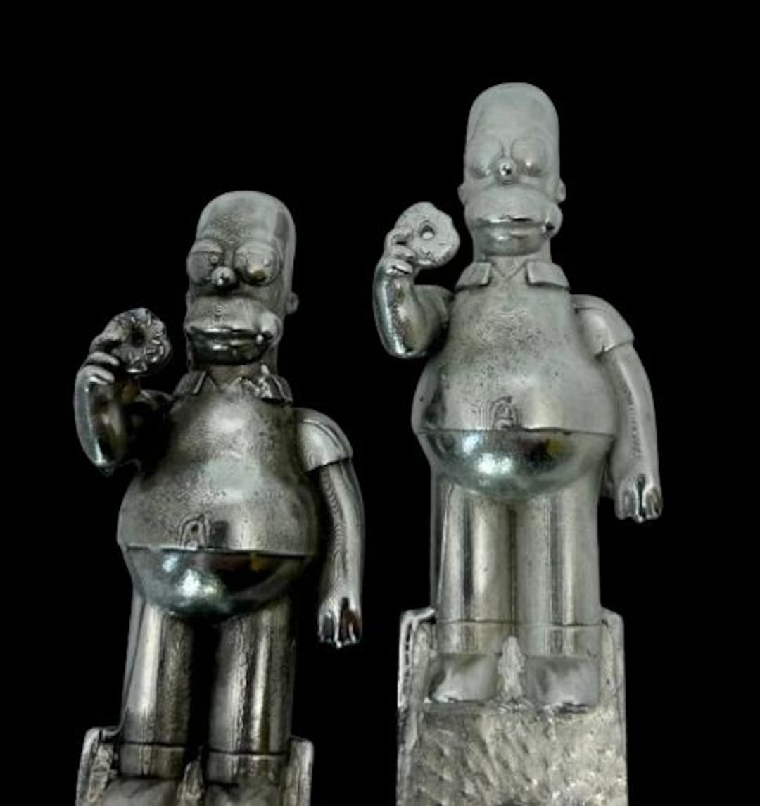 Pewter Homer Simpson Licence Plate Topper - Etsy