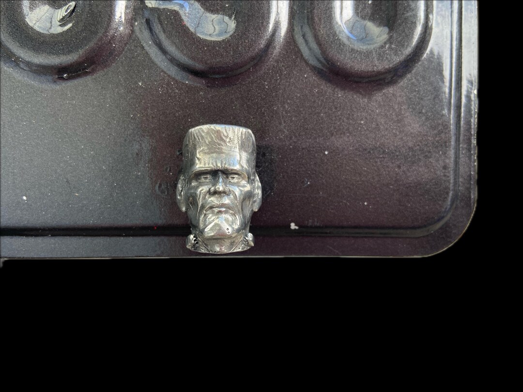 Solid Pewter Frankenstein’s Monster License Plate Bolt Cover - Truck ...