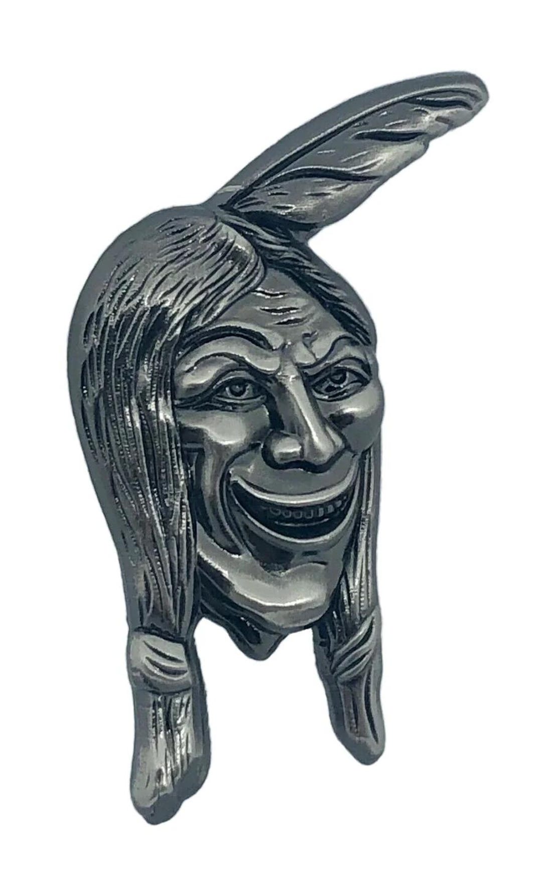Laughing Indian Lapel Pin - Etsy