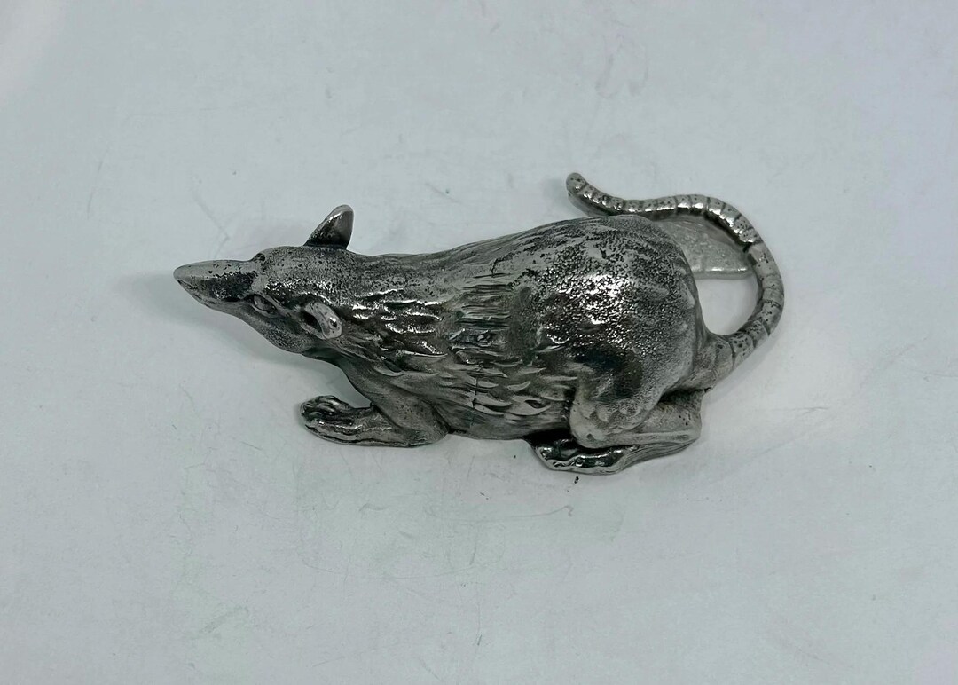 Solid Pewter Rat Rod Hood Ornament - Etsy