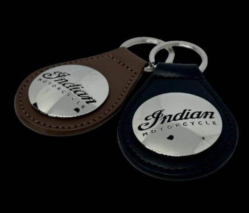 Indian Motorcycle Rider Script Key Fob - Etsy