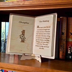 Custom Open Book Centerpiece / Wedding and Home Decor / Personalized ...