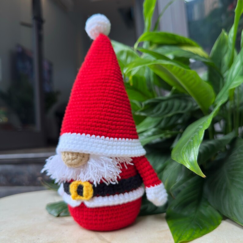 Triangle Hat Gnome Crochet Pattern: Christmas Amigurumi (PDF Download ...