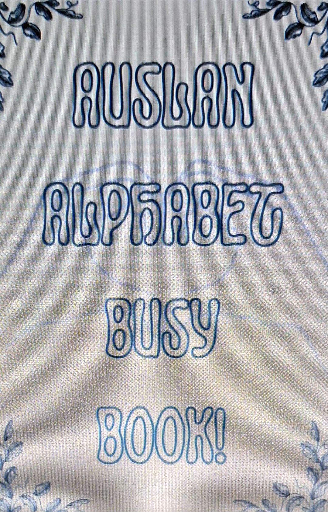 Low Sensory AUSLAN Colouring and Tracing Printable Activity Book. - Etsy