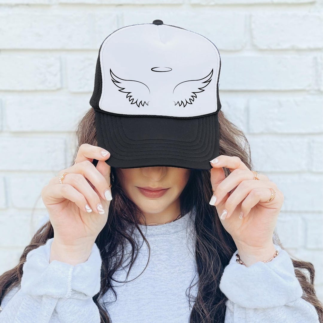 Angel Wings Trucker Hat - Etsy