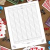 Game Score Sheet Card Game Points Tracker Family Game Night Scorekeeper ...