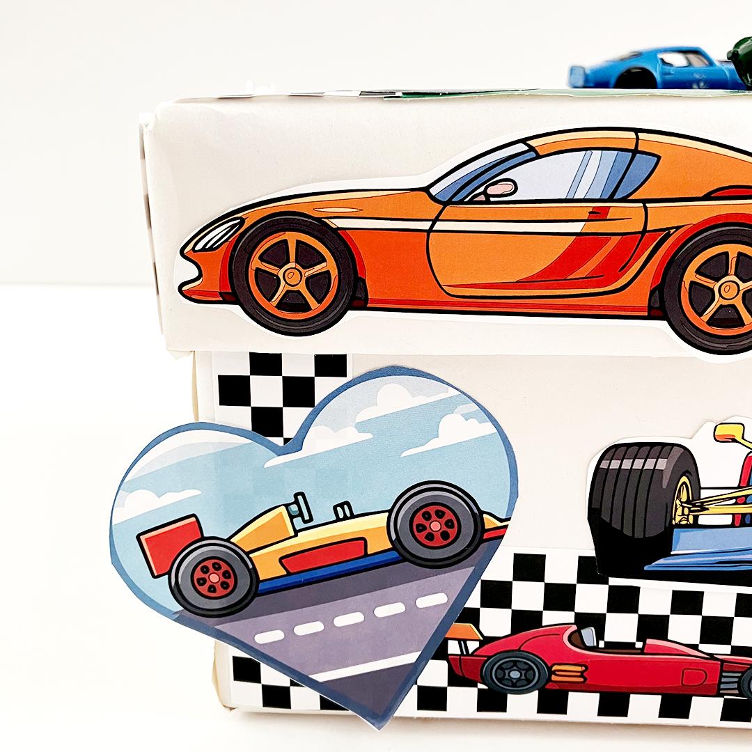 Valentine Box Race Car Printable Decor Kit Boy Valentine Box Custom ...