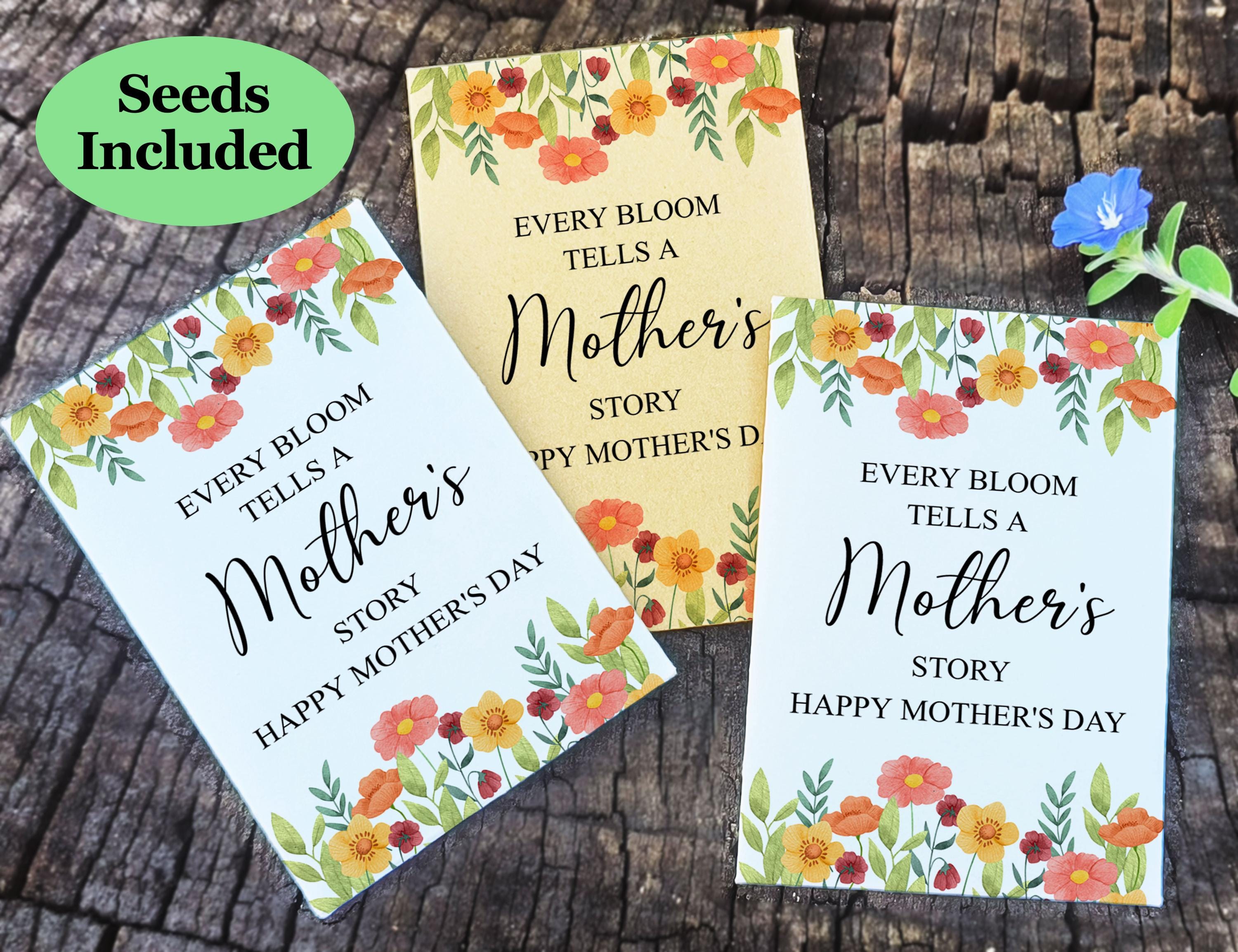 Mother's Day Wildflower Seed Packets/eco-friendly Mother's Day Gifts ...