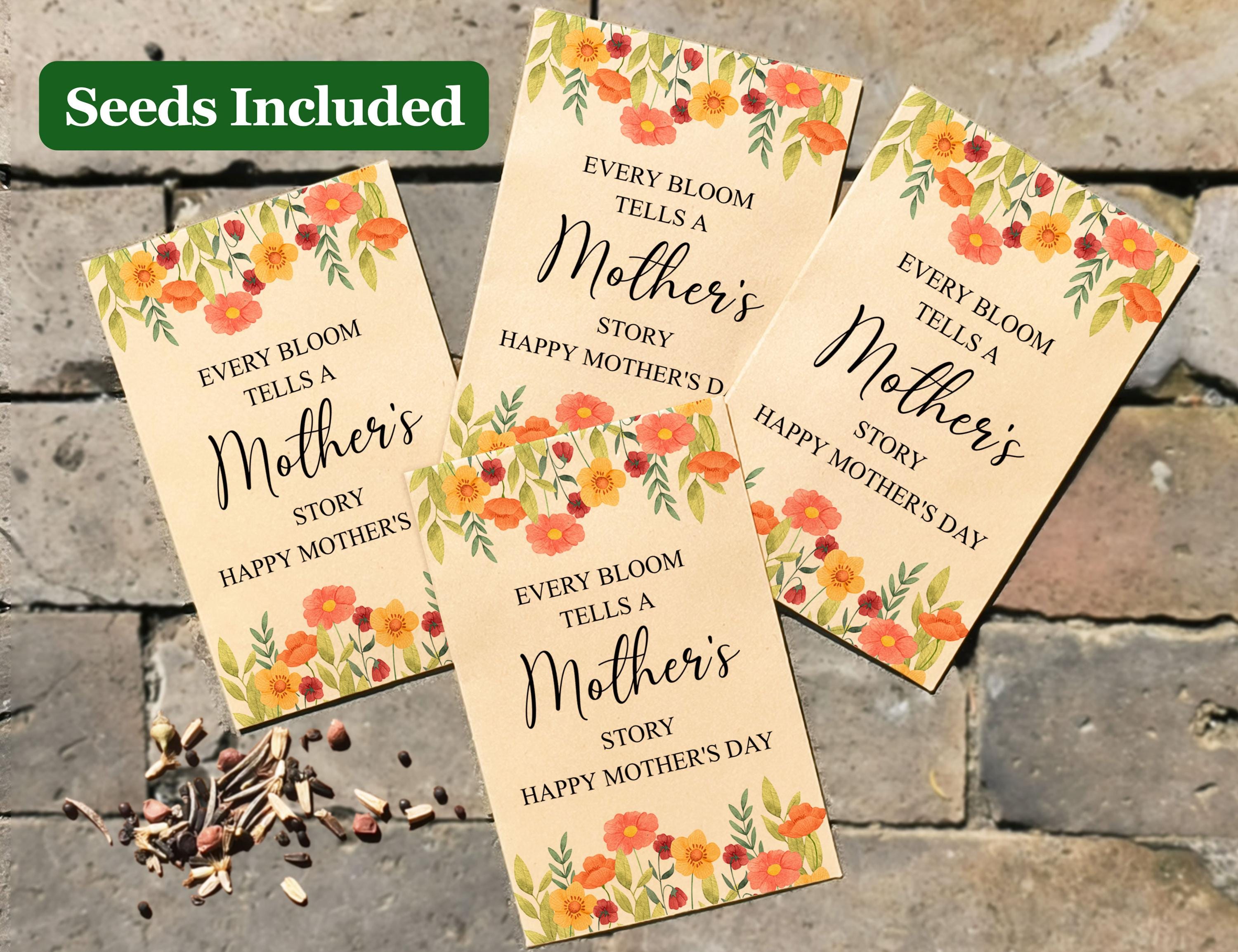 Mother's Day Wildflower Seed Packets/eco-friendly Mother's Day Gifts ...