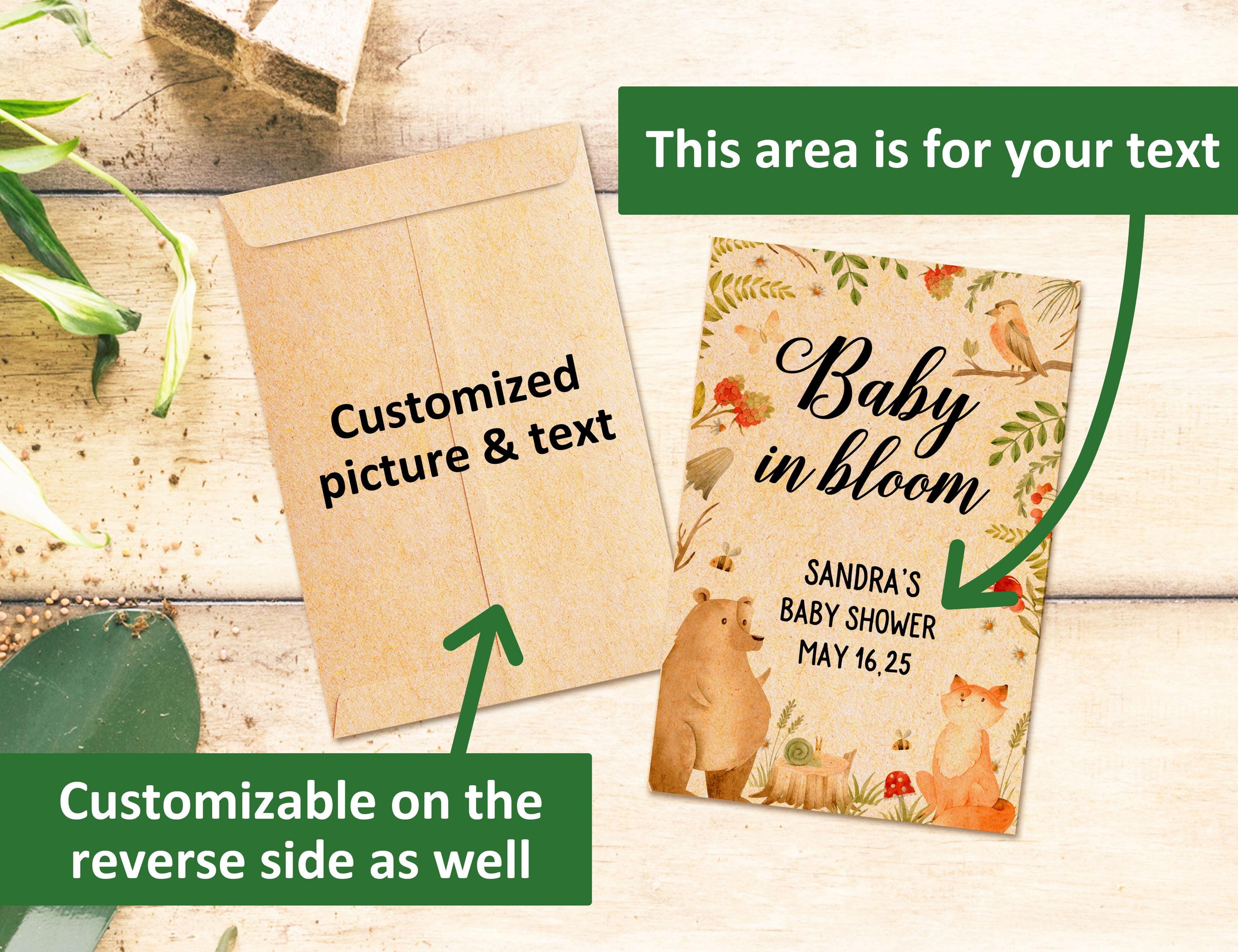 Baby Shower Seed Packets/baby Shower Favors for Guests/party Favors ...
