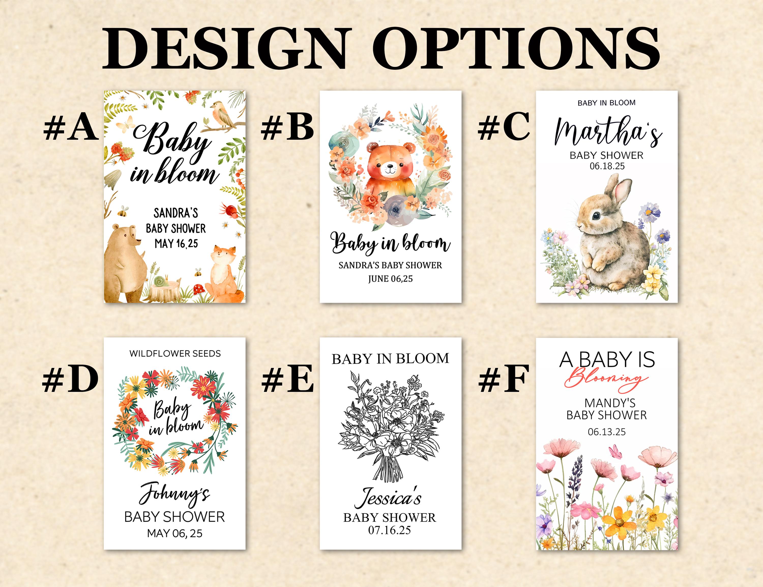 Baby Shower Seed Packets/baby Shower Favors for Guests/party Favors ...