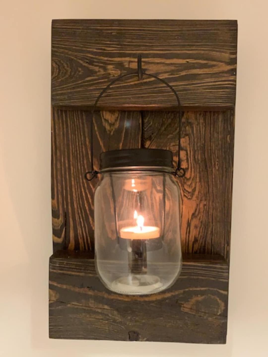 Rustic Candle Holder, Rustic Decor, Rustic Home Decor ,farmhouse Decor ...