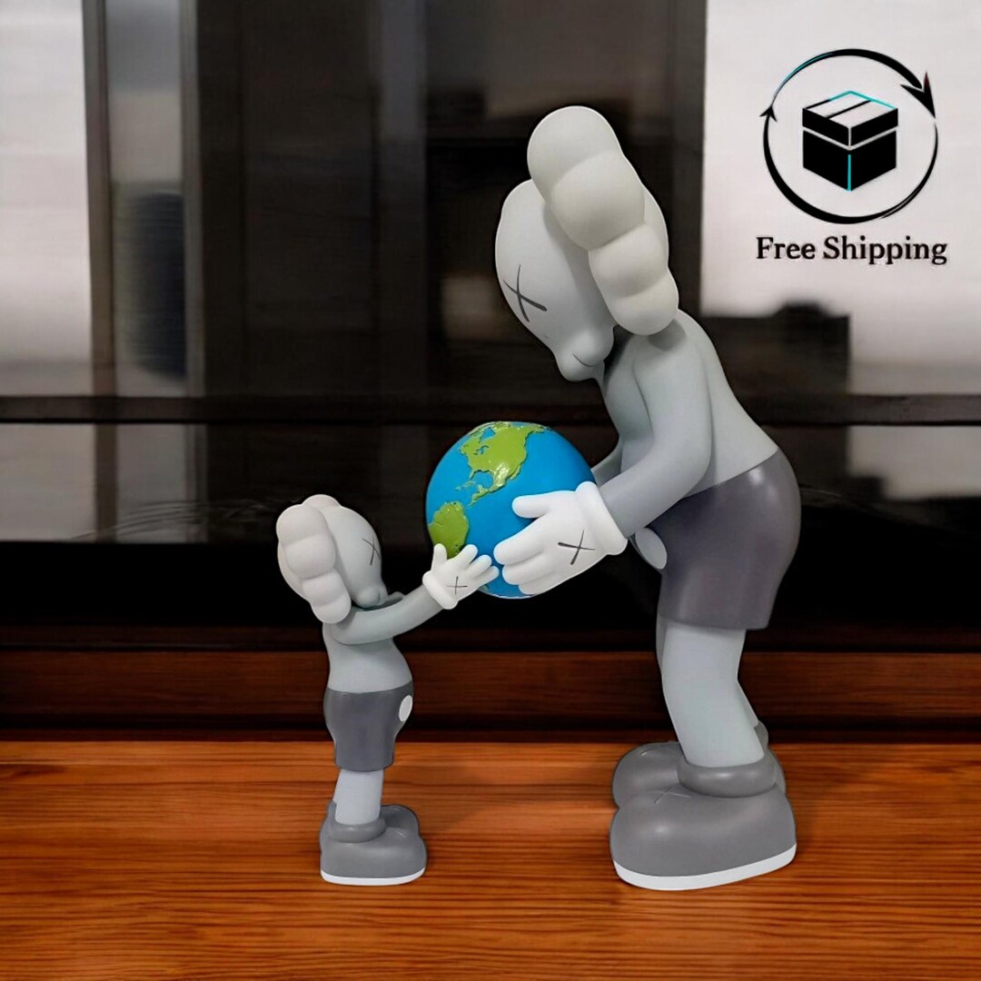 KAWS 'the Promise' Replica Figure Statue Hypebeast Home Decorbear Brick ...