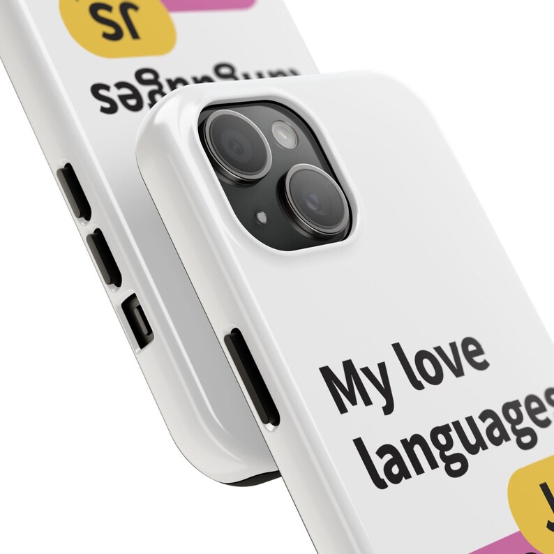 Programmer Love Language Tough Phone Case, Geeky Tech Gift, Computer ...