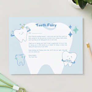 Printable Tooth Fairy Notes for Moms | Digital Download for Kids - Etsy