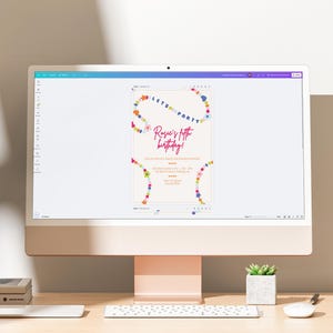 Editable Friendship Bracelet Birthday Invite for Girls | Birthday Era ...