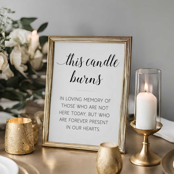 Wedding Memorial Candle - Etsy