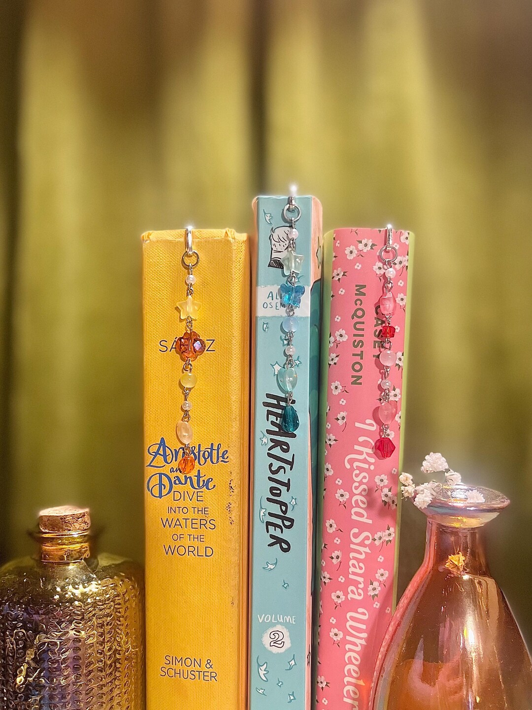 Handmade Beaded Bookmarks | Aesthetic | Whimsical | Cute - Etsy