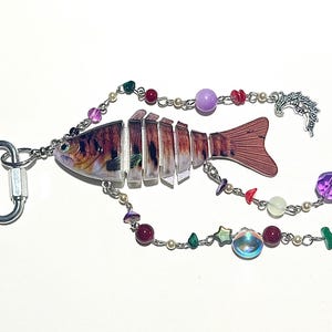 Handmade Fish Lure Keychains | Aesthetic | Customizable | Carabiner - Etsy