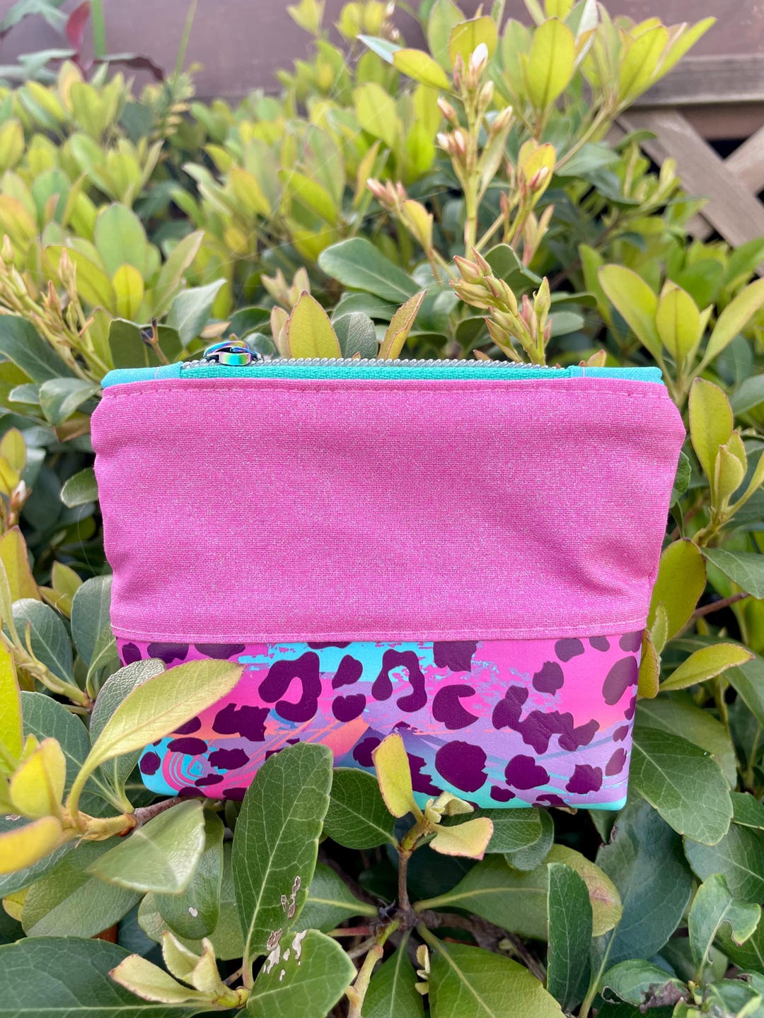 Leopard Print Vinyl Coin Purse: Small Zipper Pouch (4x5) - Etsy