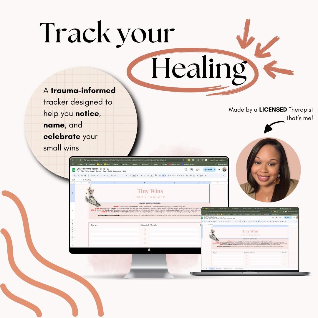 Tiny Wins Tracker |trauma-informed Self-healing Journal |track Small ...