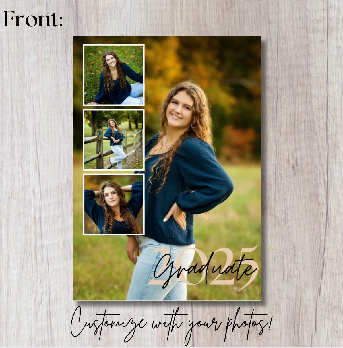 2025 Graduation Invite, 2025 Graduation Invitation Template, Custom ...