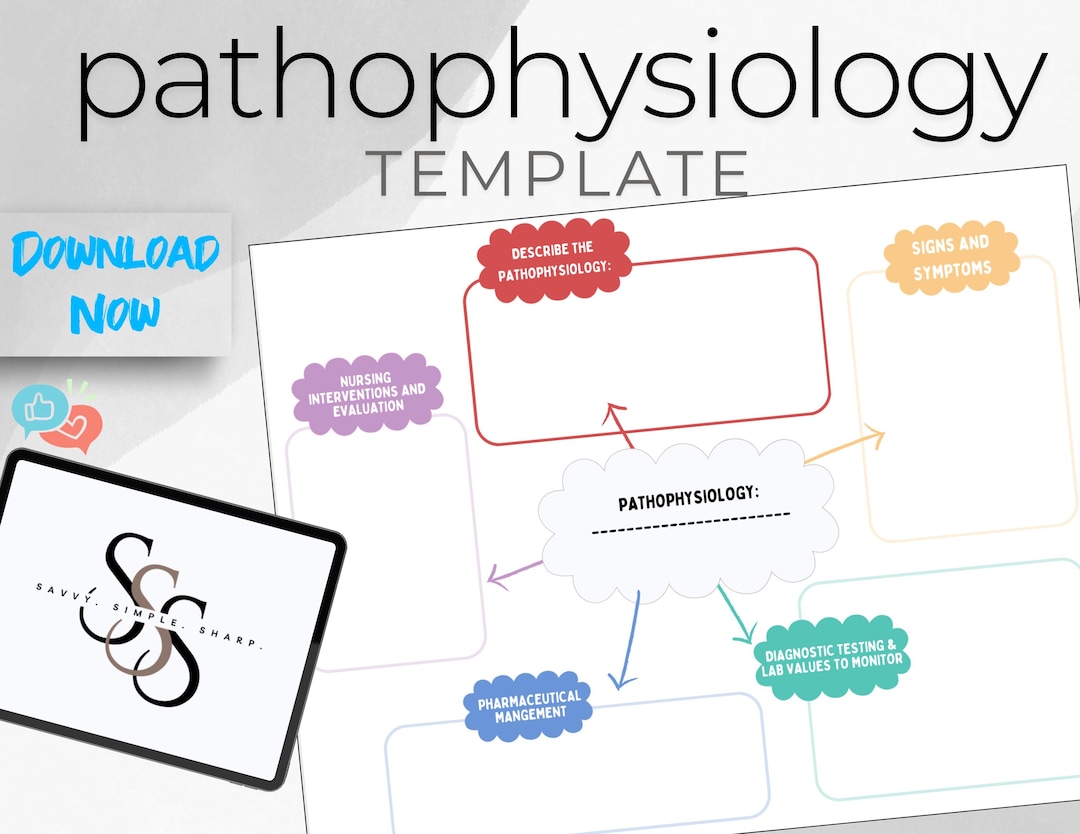 Pathophysiology Template - Etsy