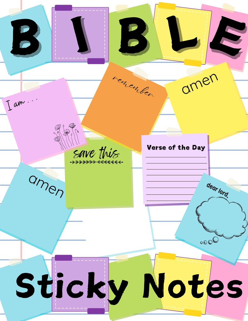 DIY Bible Sticky Notes - Etsy