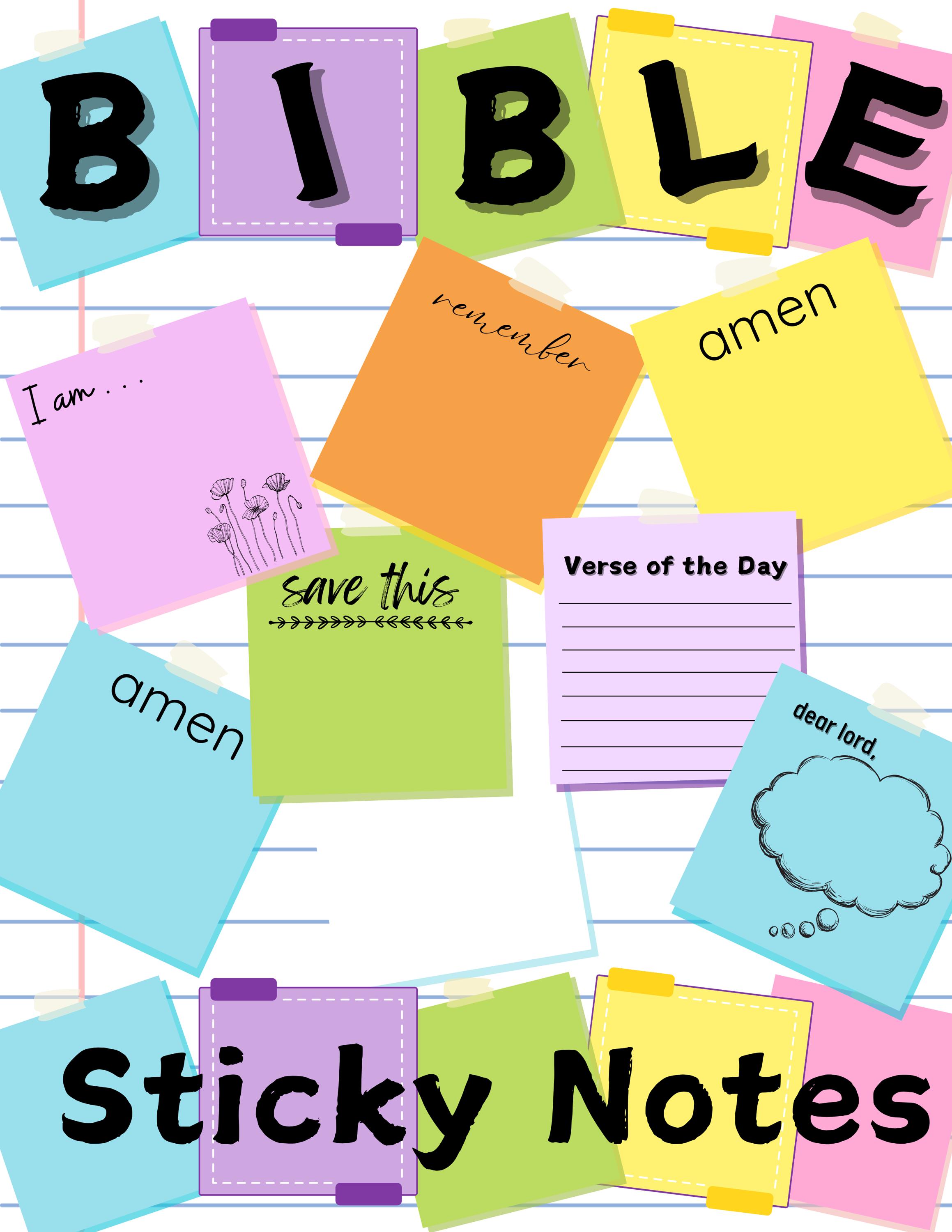 DIY Bible Sticky Notes - Etsy