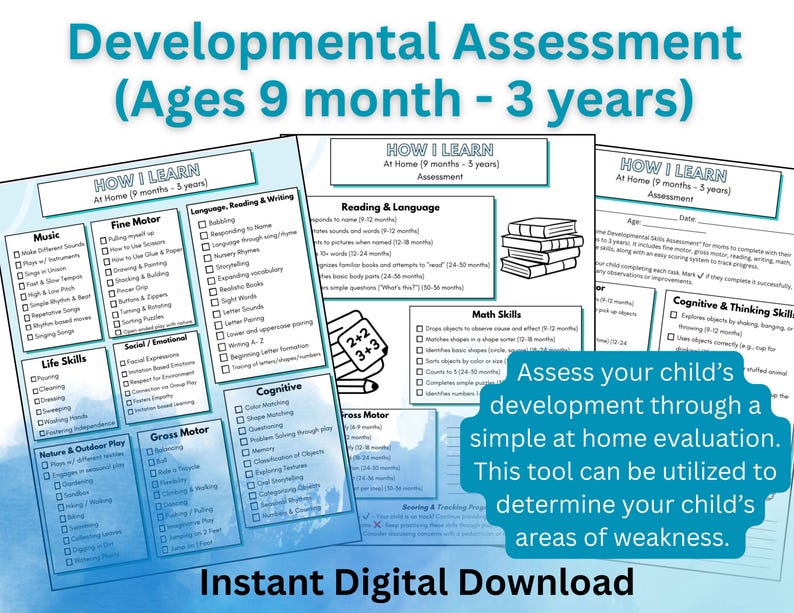 Developmental Assessment - Etsy