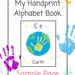 My Handprint Alphabet Book - Etsy