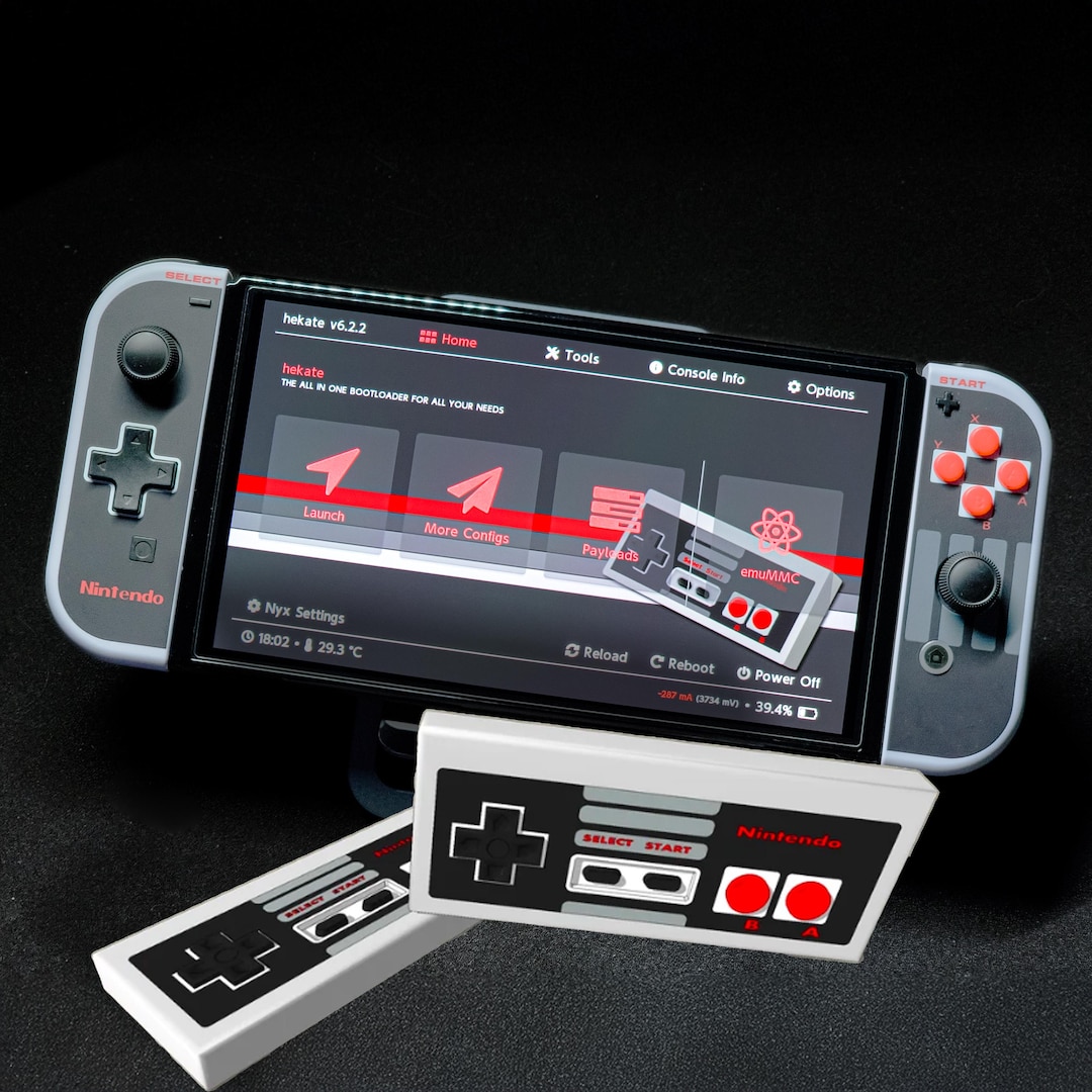 Switch OLED NES Old School Look - Etsy