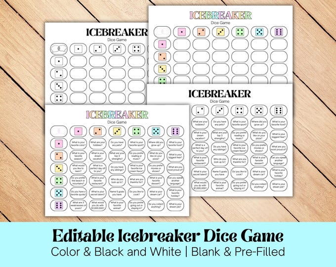 DICE BREAKERS | Team Building | Roll an Exercise | Fitness Activities ...