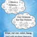 MLK Day Dream Cloud Writing Activity • I Have a Dream Printable ...