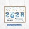 New Year 2026 Handprint Craft, Printable New Years Handprint Art ...