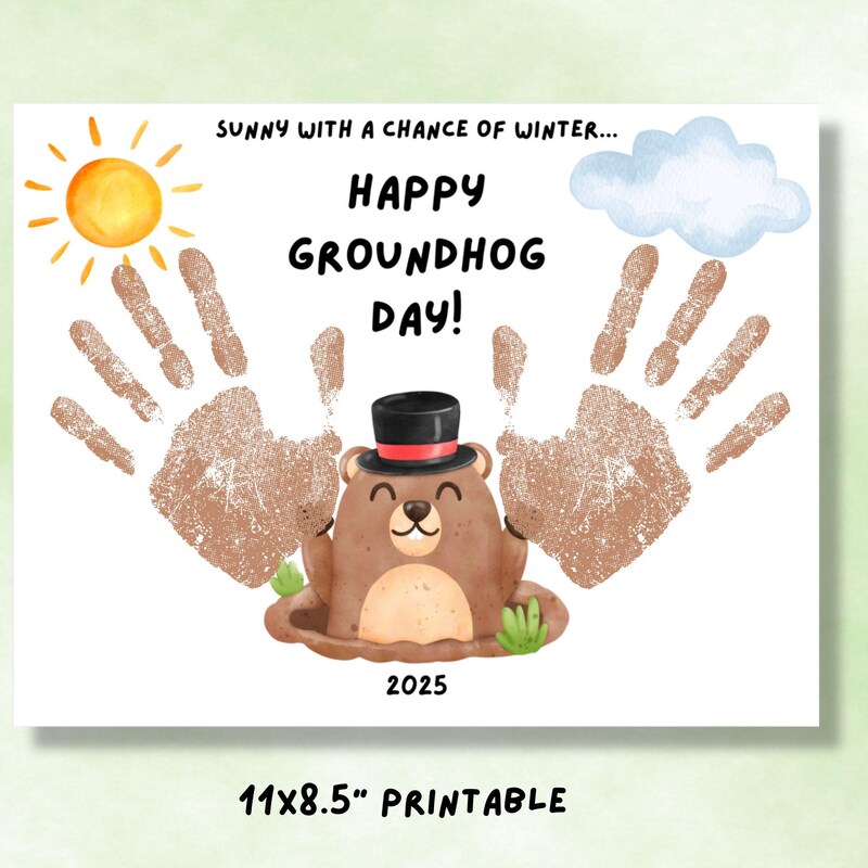 Groundhog Day Clip Art - Etsy