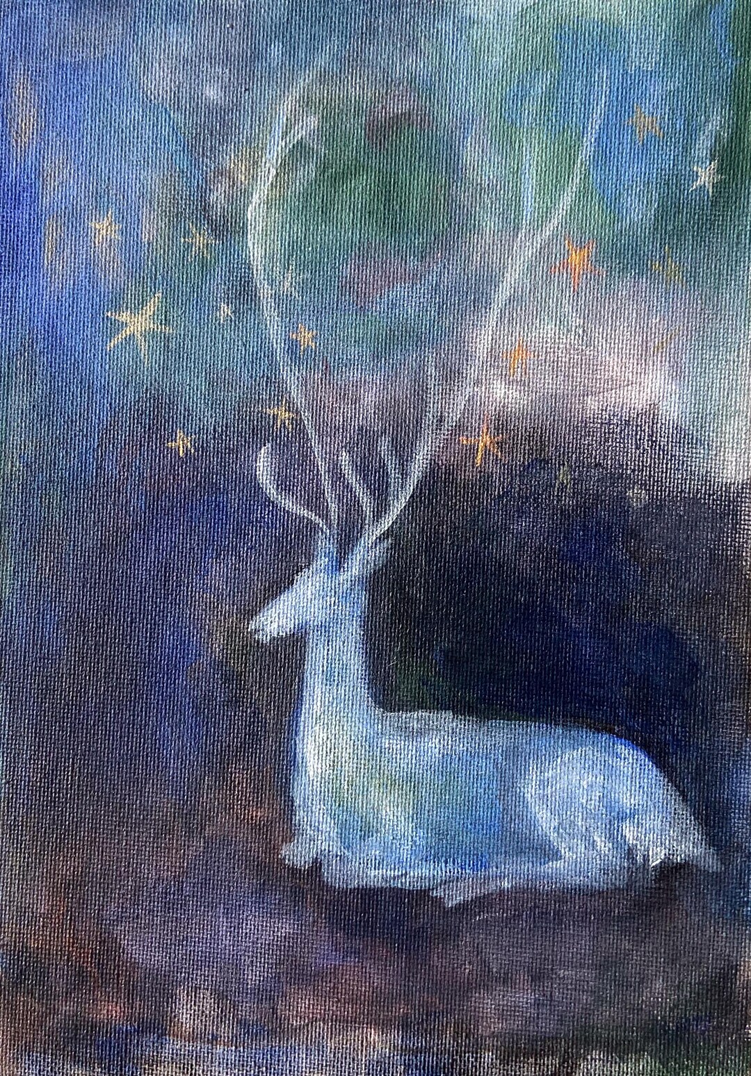 Starlight, Original Painting on Canvas - Etsy