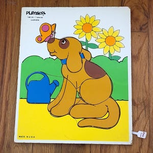 Playskool/connor Wood Puzzles Vintage 70's & 80's. 2 Remaining. - Etsy