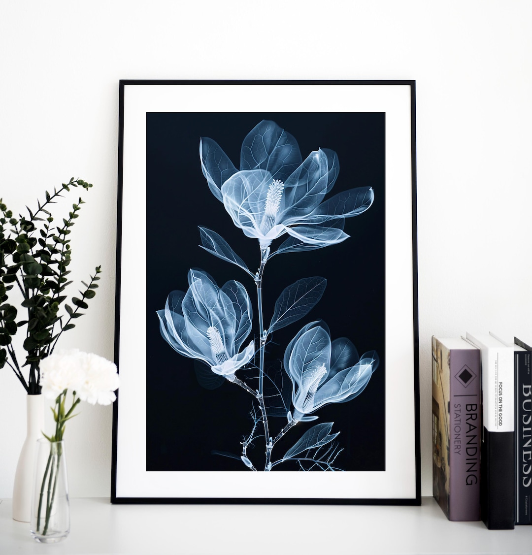 X-ray Flower Art Print – Digital Download – Modern Botanical Wall Art ...