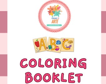 ABC Coloring Booklet - Etsy