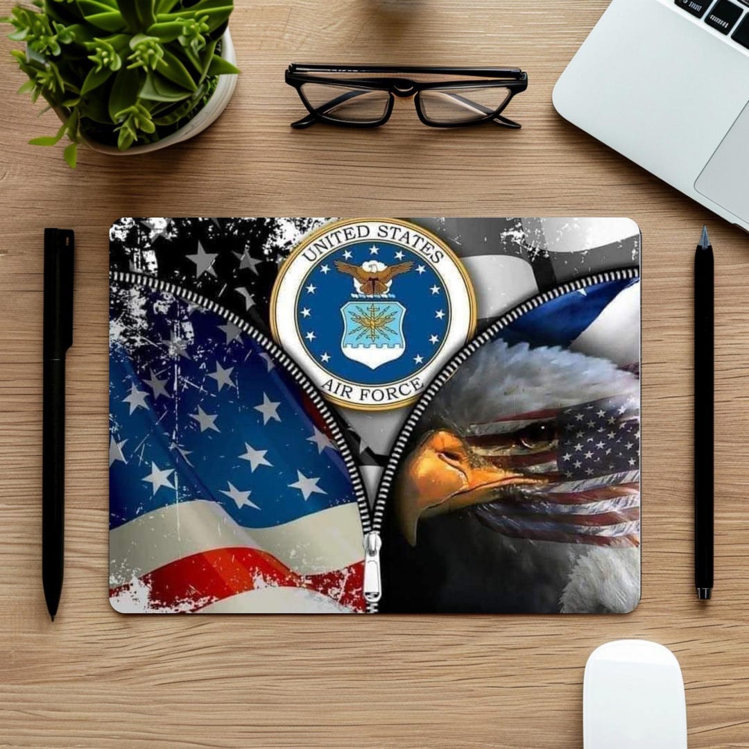 Air Force Mouse Pad, Military Mouse Pad - Etsy