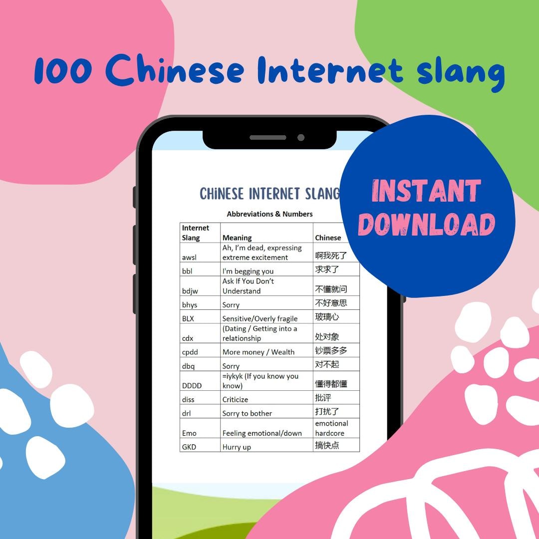 100 Chinese Internet Slang Words & Acronyms - Ultimate Cheat Sheet for ...