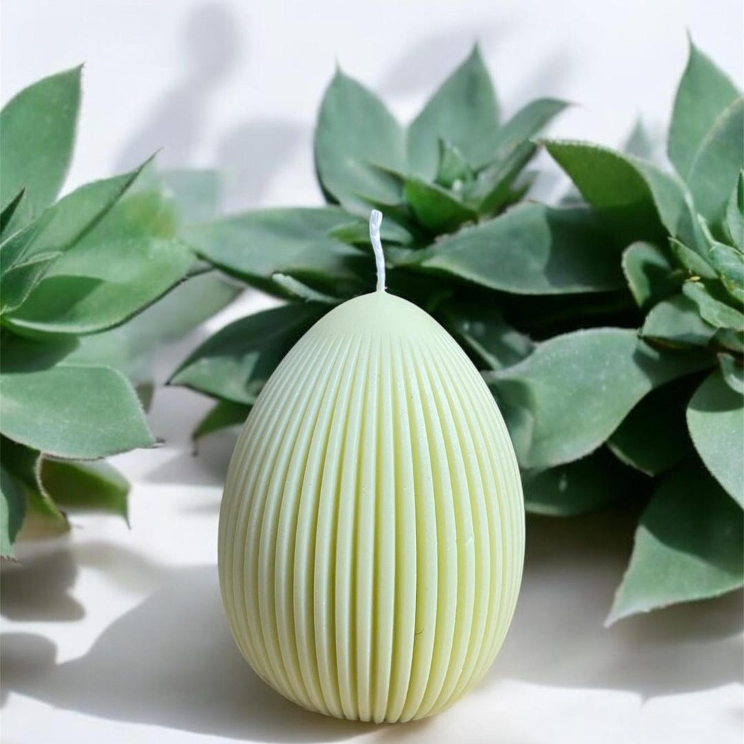 Perfect Easter Candle - Handcrafted Egg Shaped Elegant Candle - Scented ...