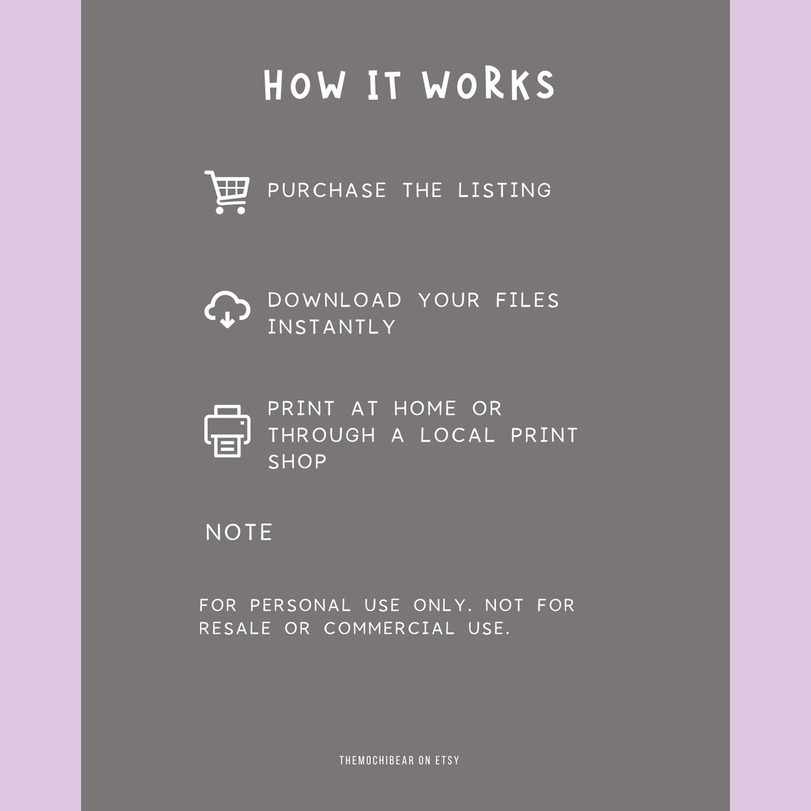 Kawaii Food Printable Memo Pad: 3"x3”, 12 Cute Designs ,PNG & PDF (A4 ...