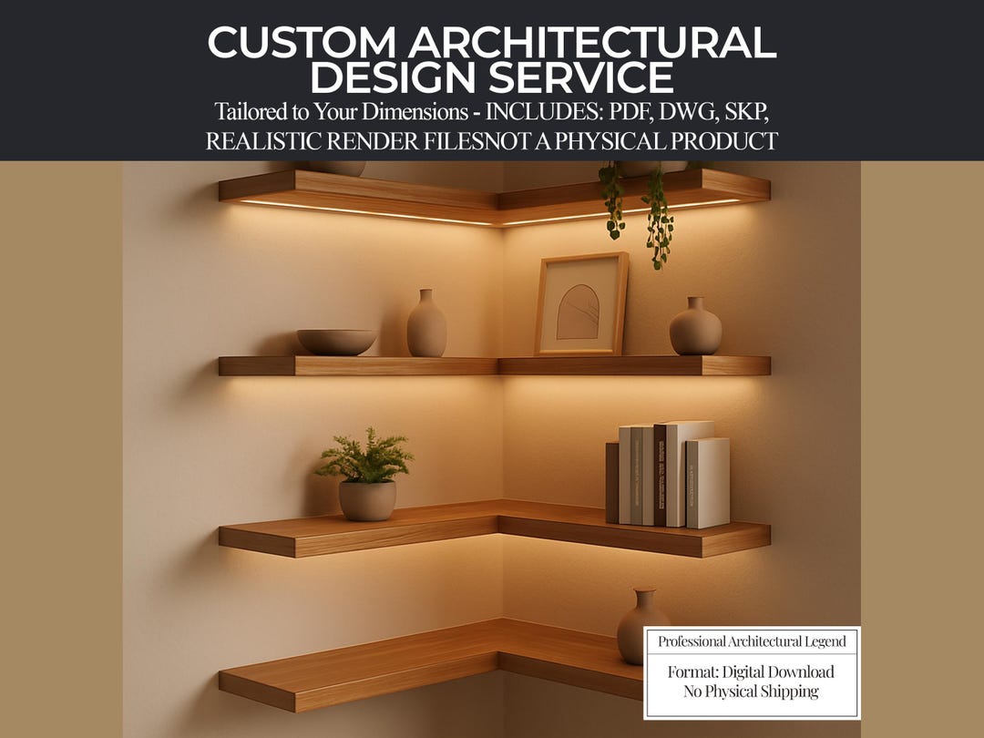Custom DIY Plans for Corner Floating Shelf | Digital Woodworking ...